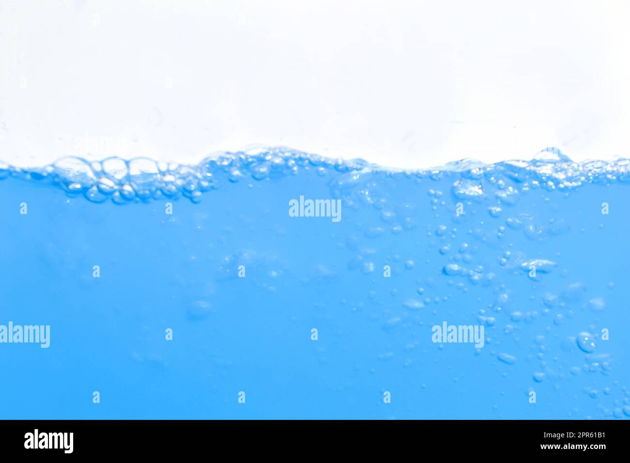 Water splash. Aqua flowing in waves and bubbles . on white background ...