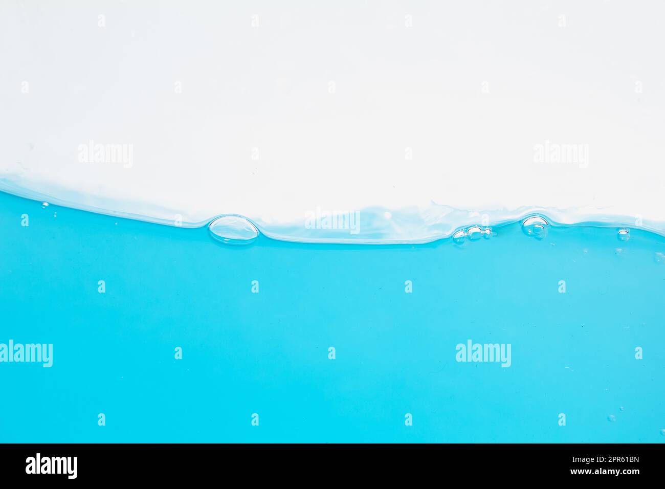 Water splash. Aqua flowing in waves and bubbles . on white background ...