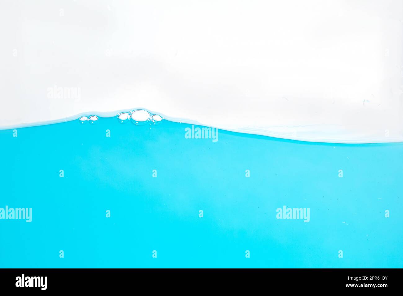 Water splash. Aqua flowing in waves and bubbles . on white background ...