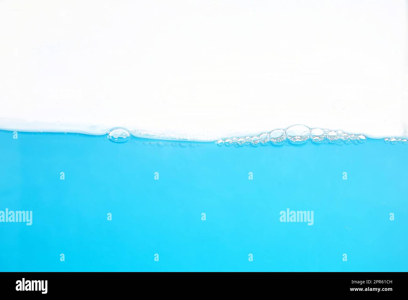 Water Surface Splash and bubbles . on white background Stock Photo - Alamy