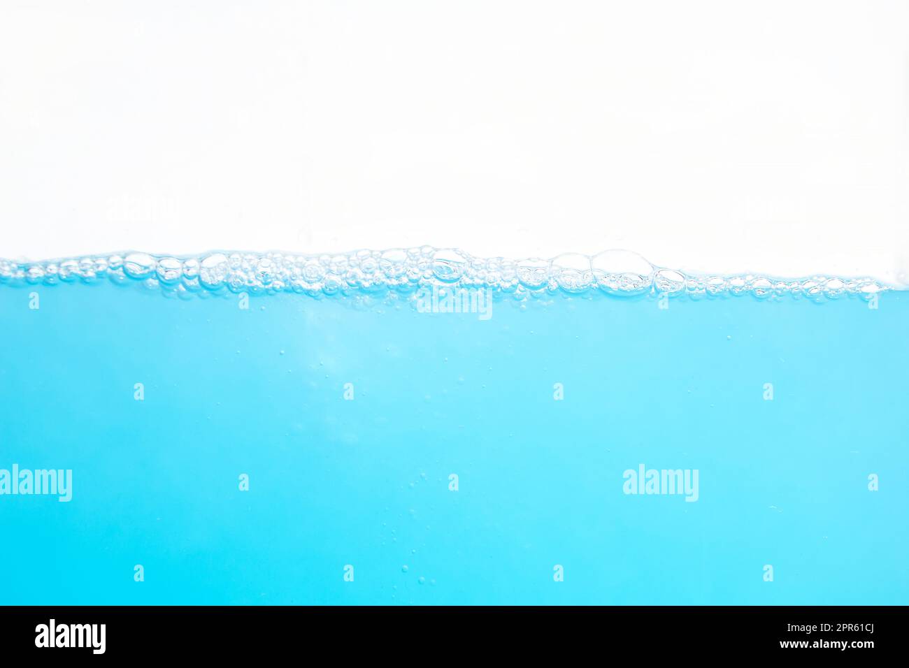Water Surface Splash and bubbles . on white background Stock Photo - Alamy