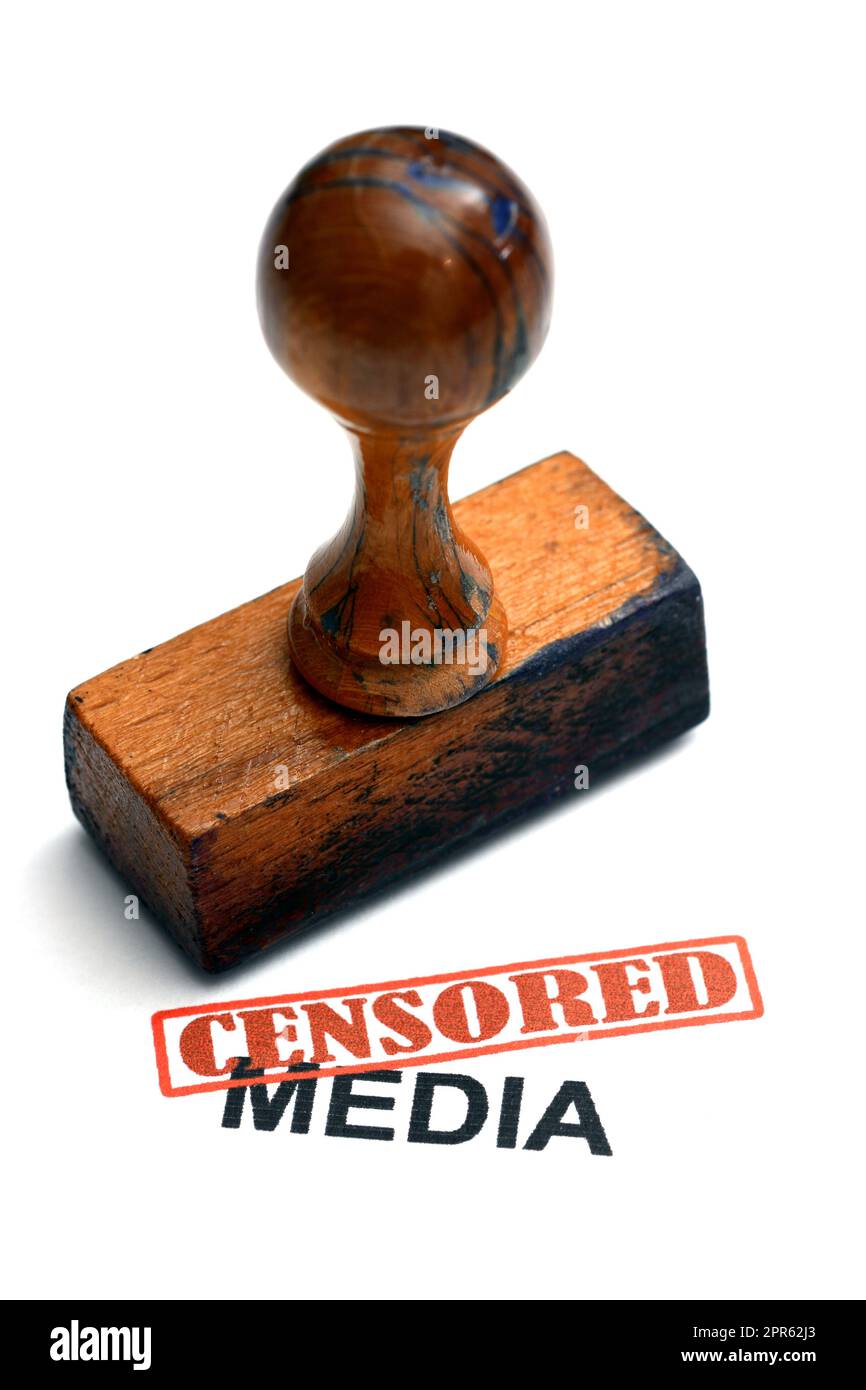 Media censorship Cut Out Stock Images & Pictures - Alamy