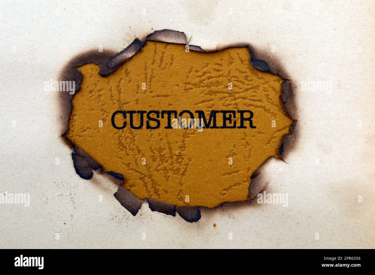 Close up customer paper hi-res stock photography and images - Alamy