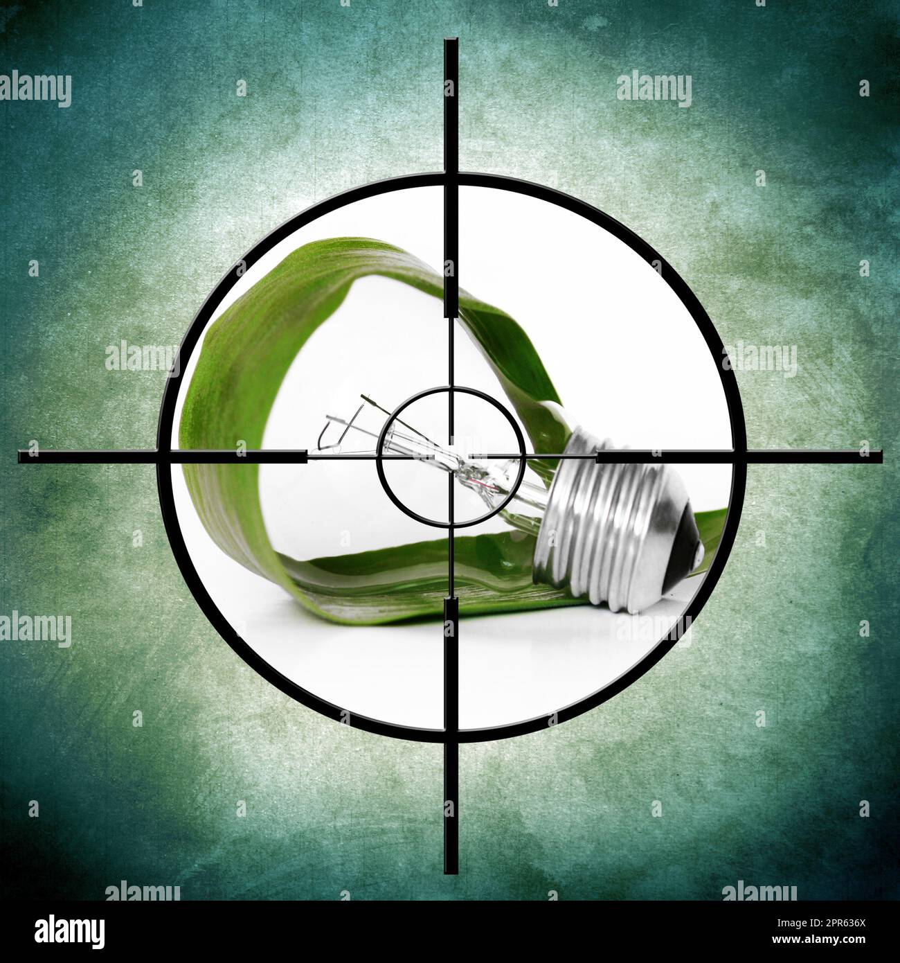 Eco light target Stock Photo - Alamy