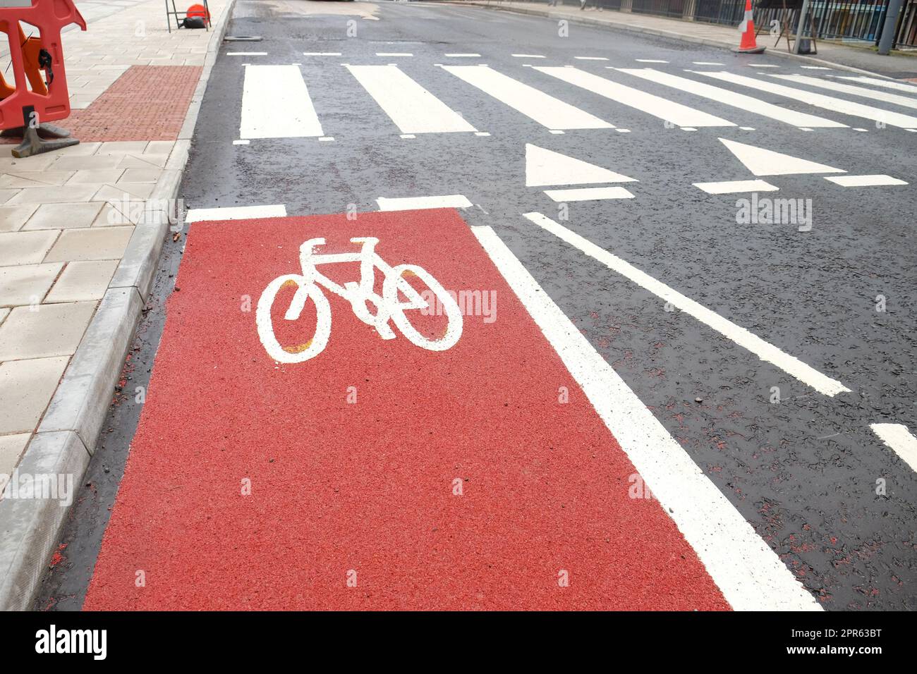 April 2023 - Newly installed traffic management and cycle lanes Bristol ...