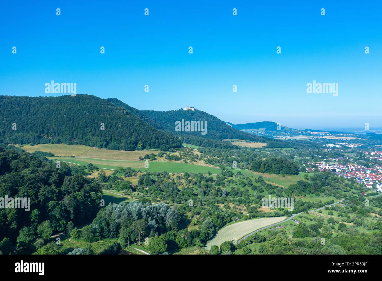 castle Neuffen at the swabian alb Stock Photo - Alamy