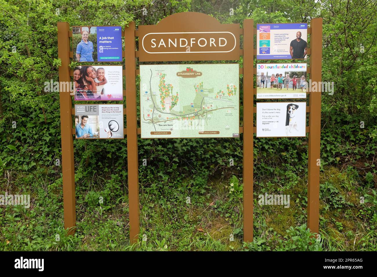 April 2023 - Sandford community information board, Sandford, Somerset ...
