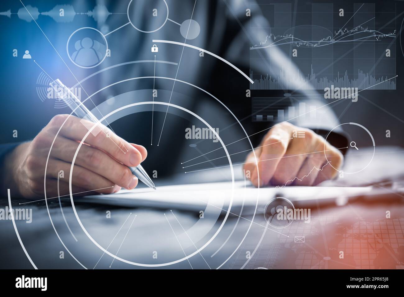 Signing Business Contract Document And Paper Stock Photo - Alamy