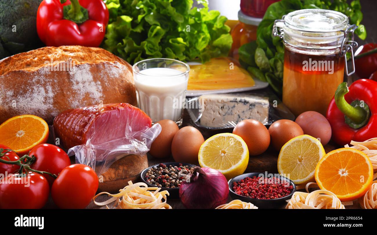 Organic food assorted raw hi-res stock photography and images - Alamy
