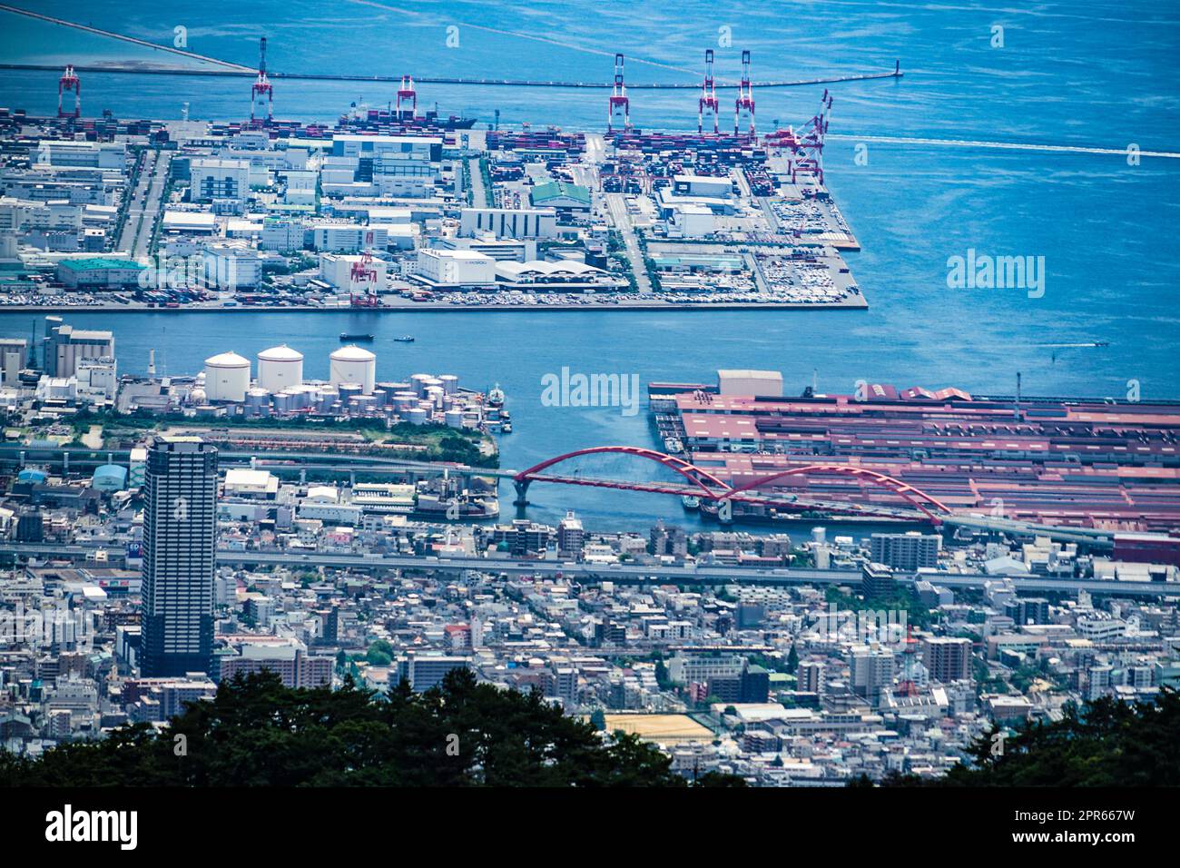 Scenery from Rokko Garden Terrace Stock Photo - Alamy