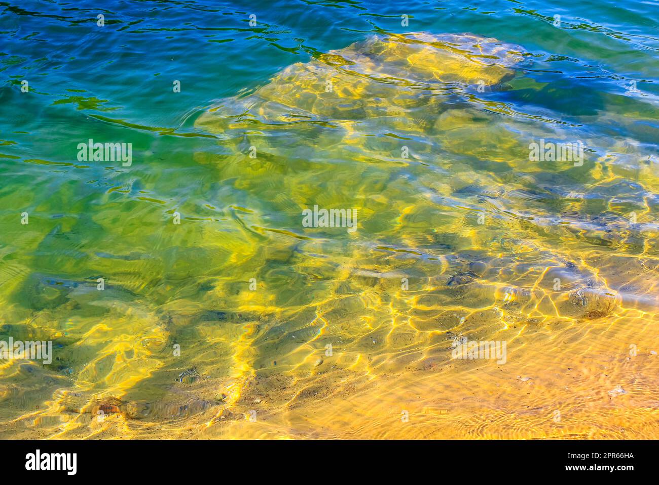 Green blue turquoise water beautiful quarry lake dredging pond lake ...