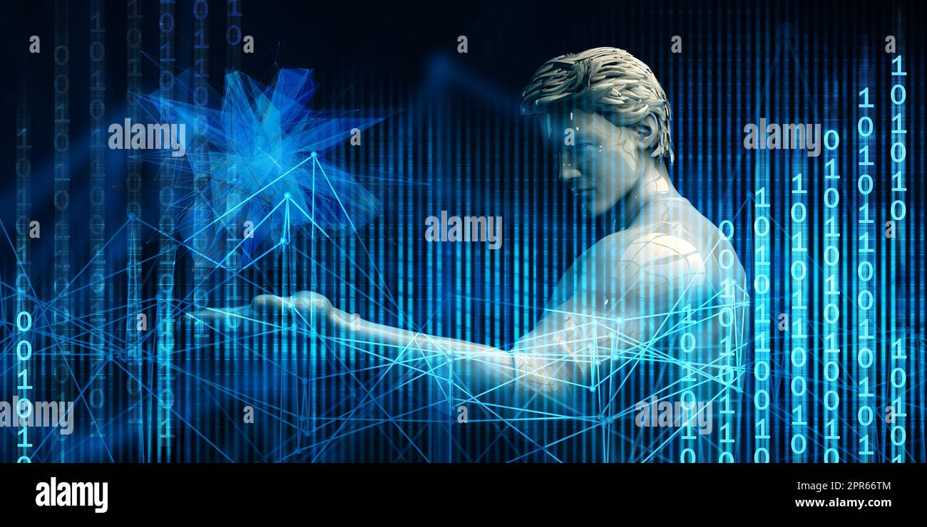 Internet of Things Disruptive Technologies Abstract Background Stock ...