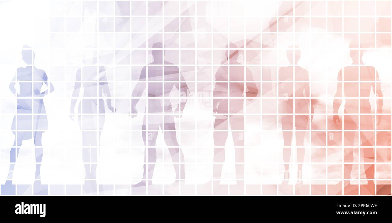Business People Group Abstract Background Art Concept Stock Photo - Alamy
