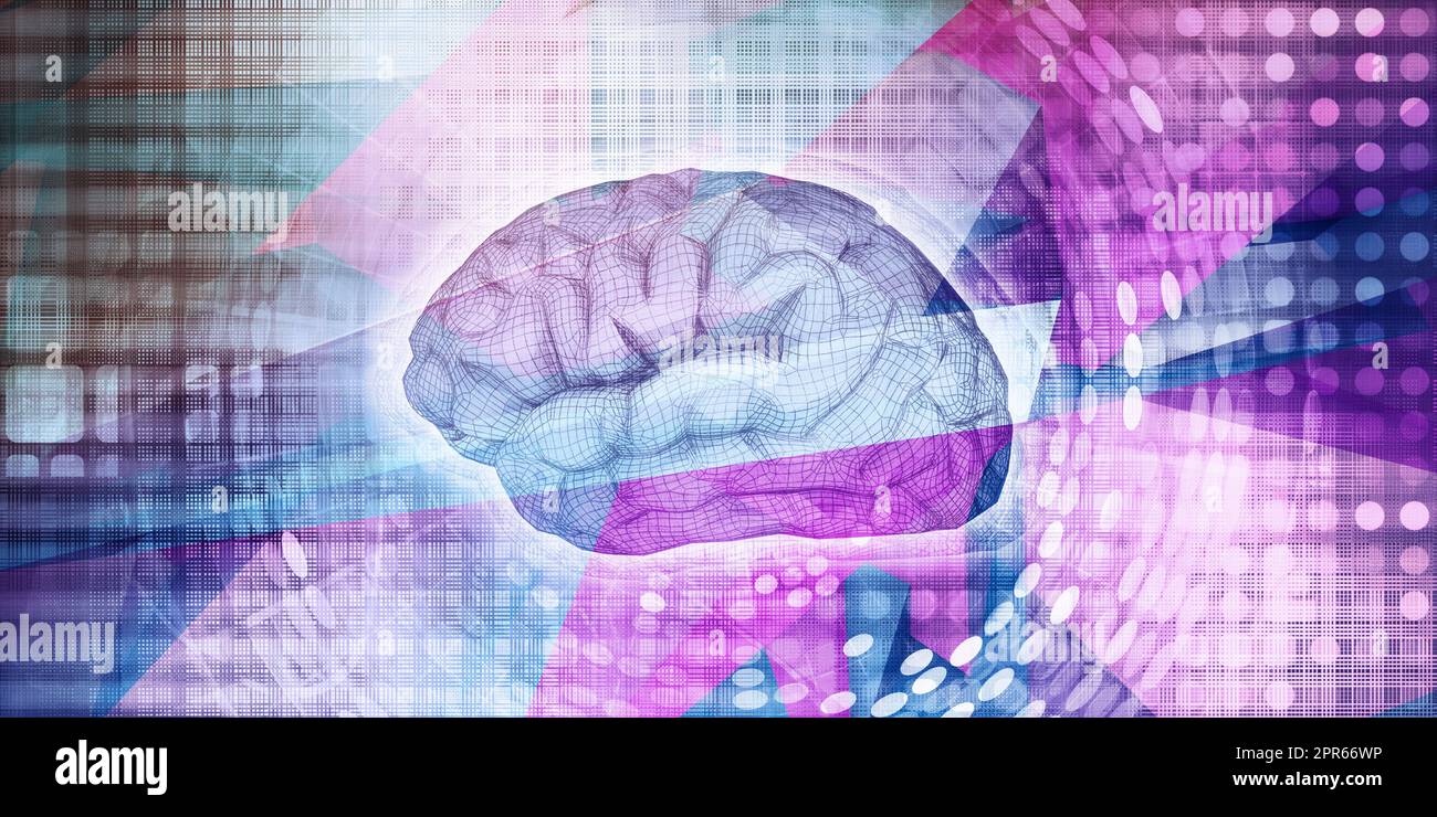 Neural Network Science Engineering Technology as Concept Stock Photo ...