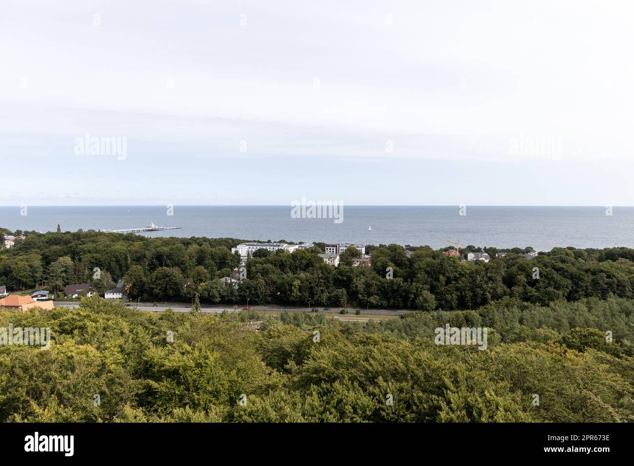 Top down pier beach baltic hi-res stock photography and images - Alamy