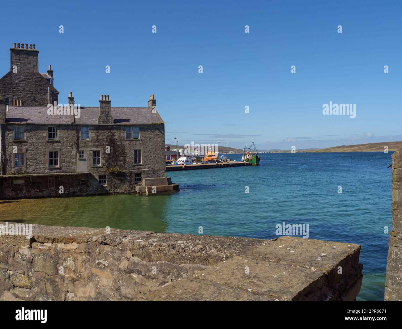 Lerwick and the shetland islands in scotland Stock Photo - Alamy