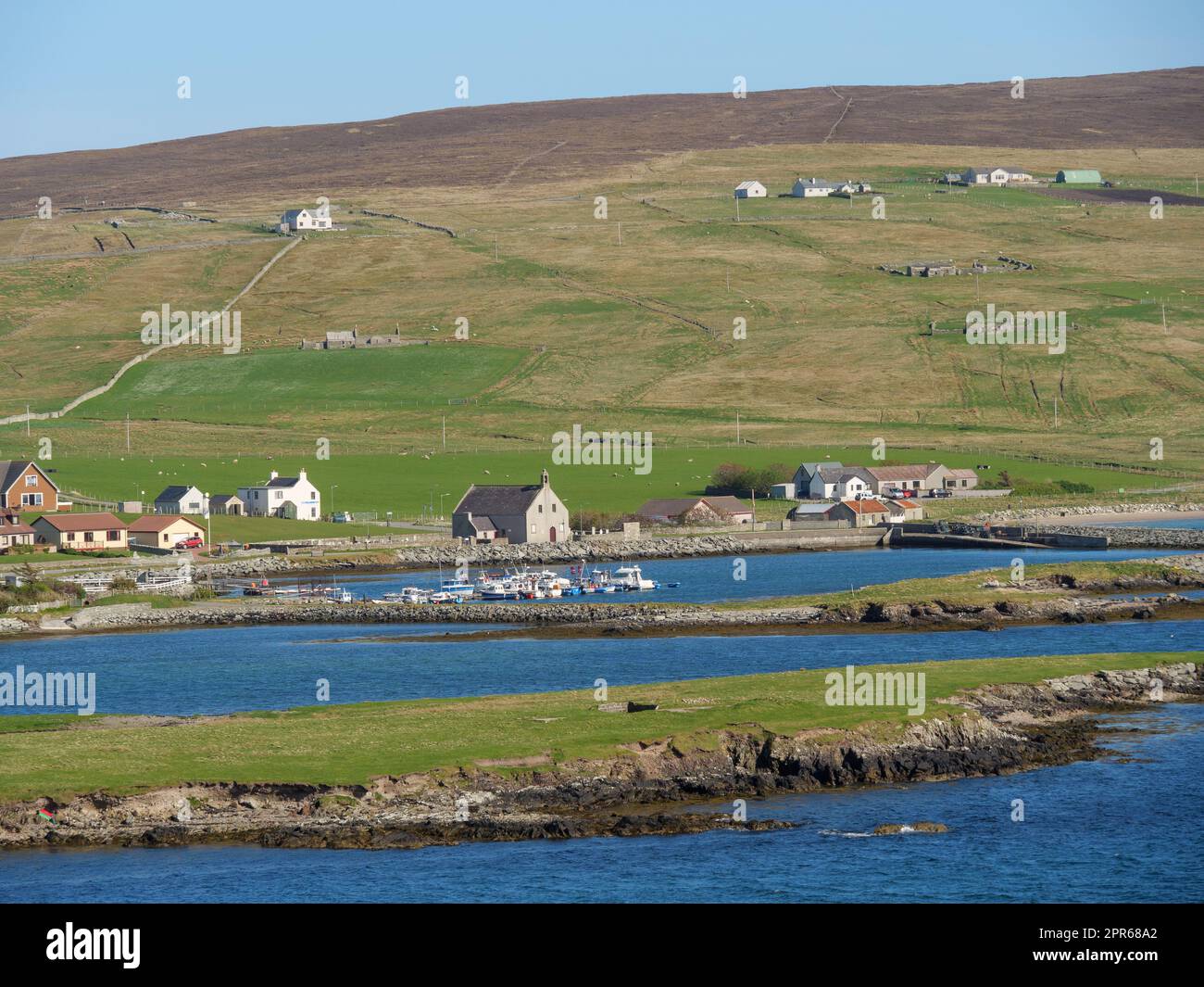 Lerwick and the shetland islands in scotland Stock Photo - Alamy