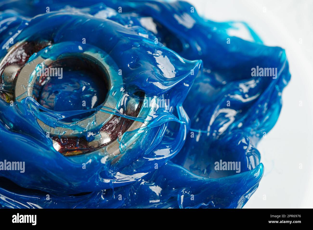Grease and ball bearing, Blue premium quality synthetic lithium complex ...