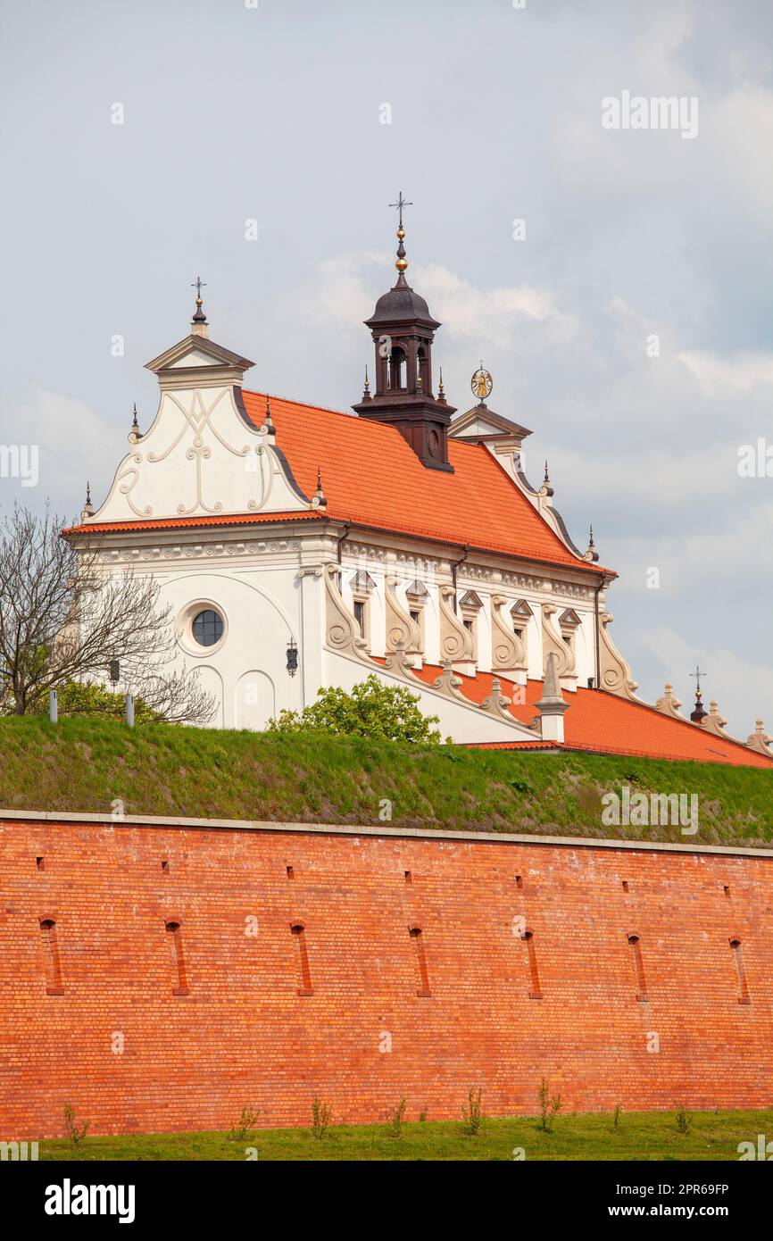 16th century renaissance Zamosc Cathedral , Zamosc, Poland Stock Photo ...