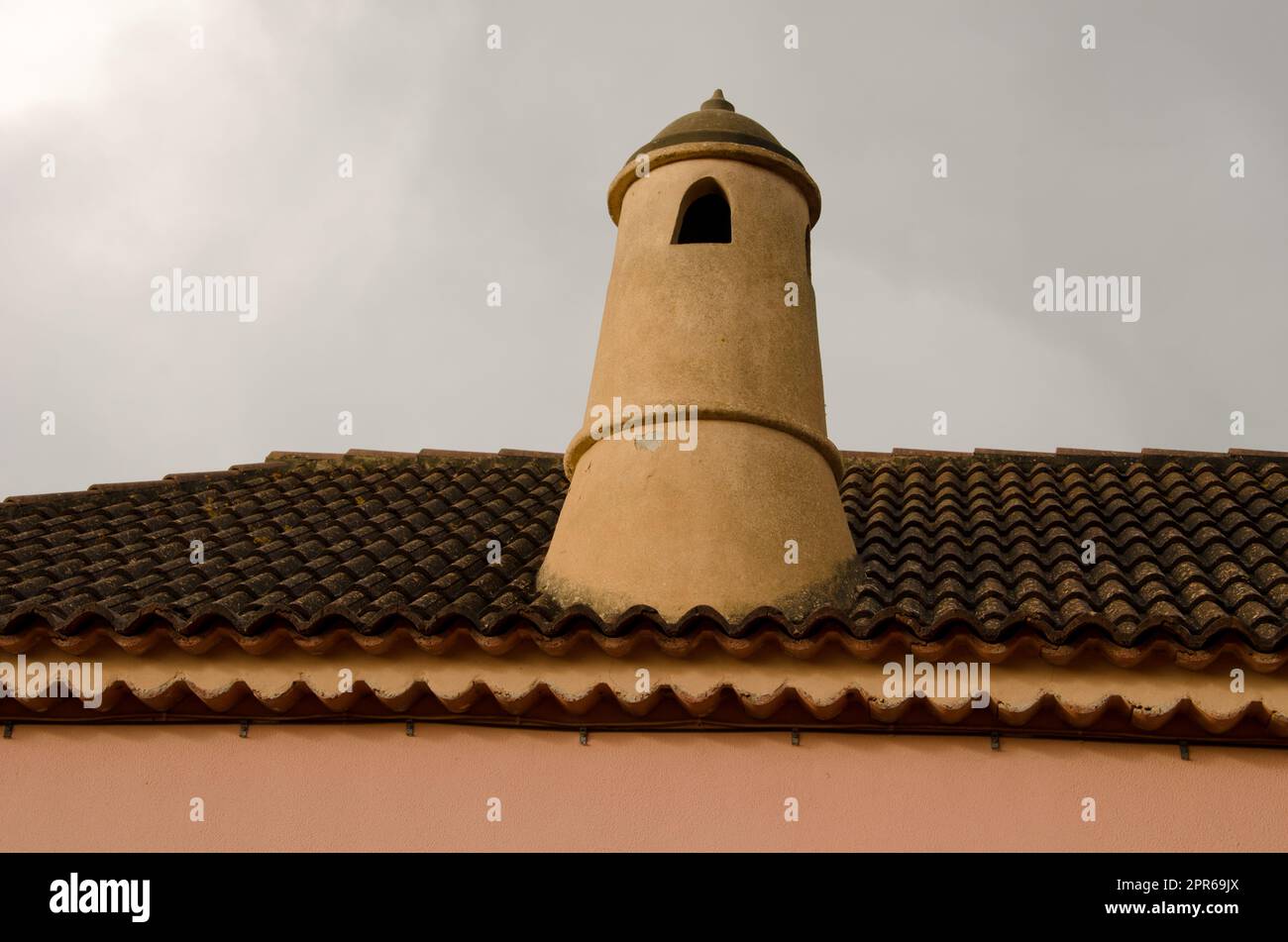 Chimney on the roof hi-res stock photography and images - Alamy
