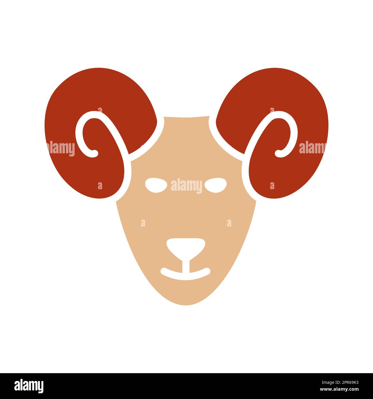 Sheep glyph icon. Farm animal vector illustration. Agriculture sign ...