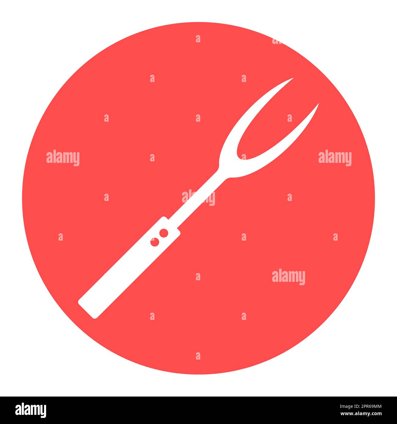 Big kitchen fork vector glyph icon. Kitchen appliances. Graph symbol ...