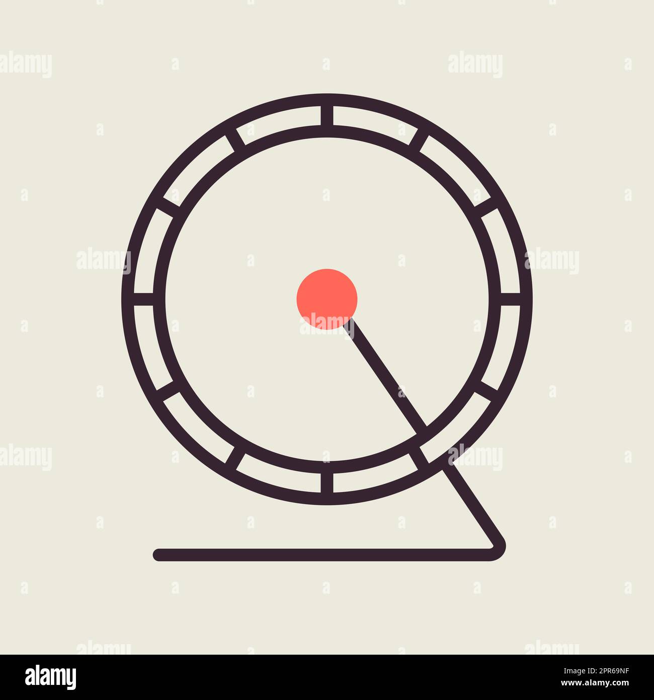 Hamster wheel vector icon. Pet animal sign. Graph symbol for pet and ...