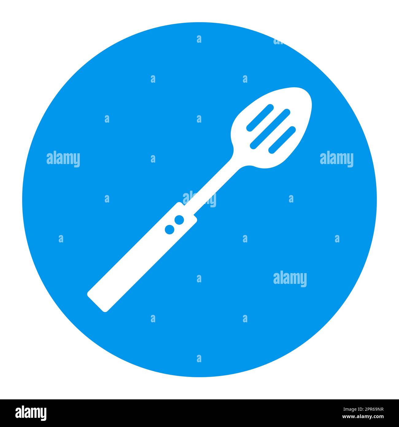 Spoon for draining vector glyph icon. Kitchen appliances. Graph symbol ...