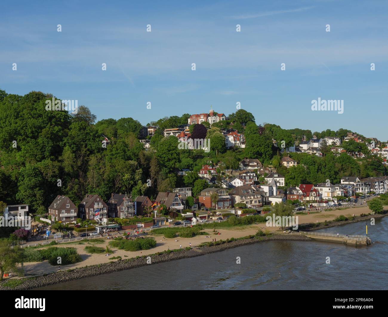 Hamburg and the river Elbe in germany Stock Photo - Alamy