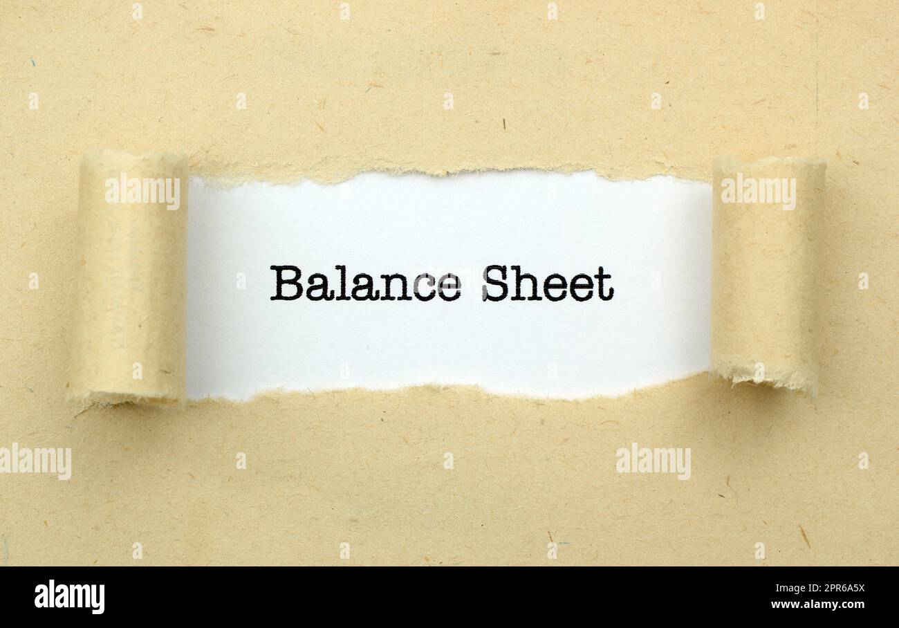 Balance sheet hi-res stock photography and images - Alamy