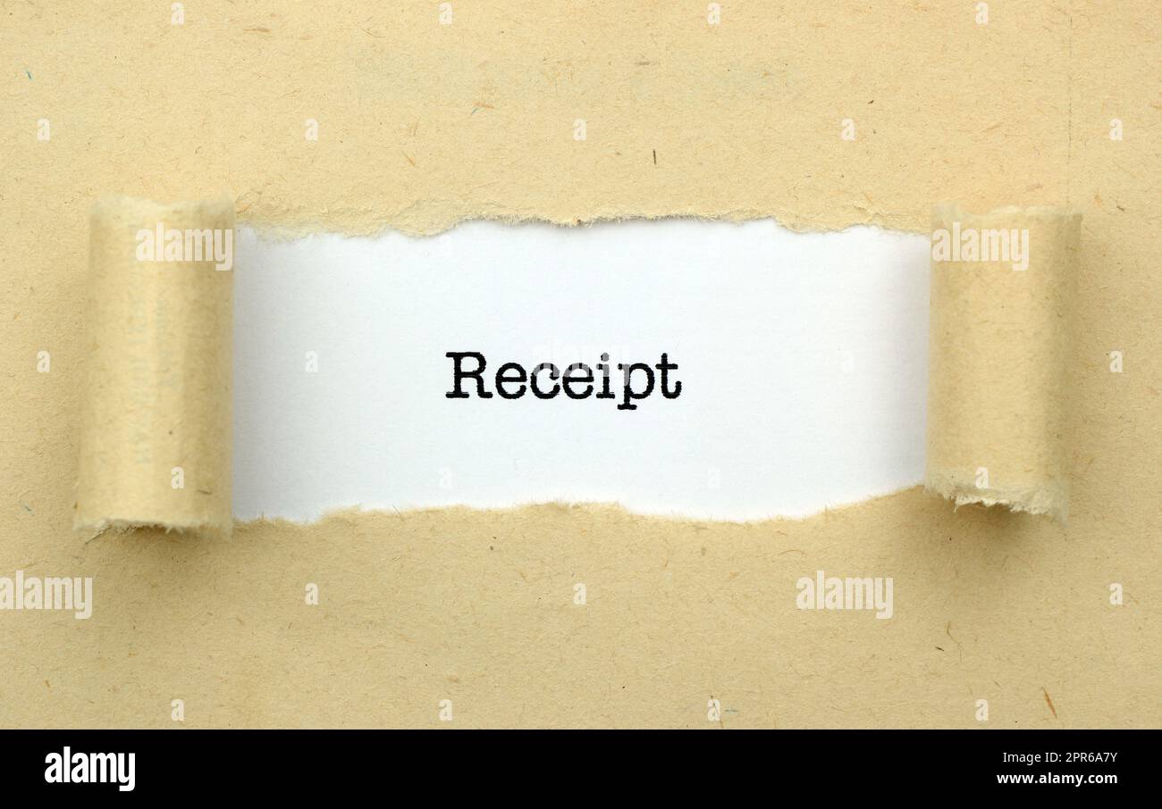 Till receipts receipt hi-res stock photography and images - Alamy