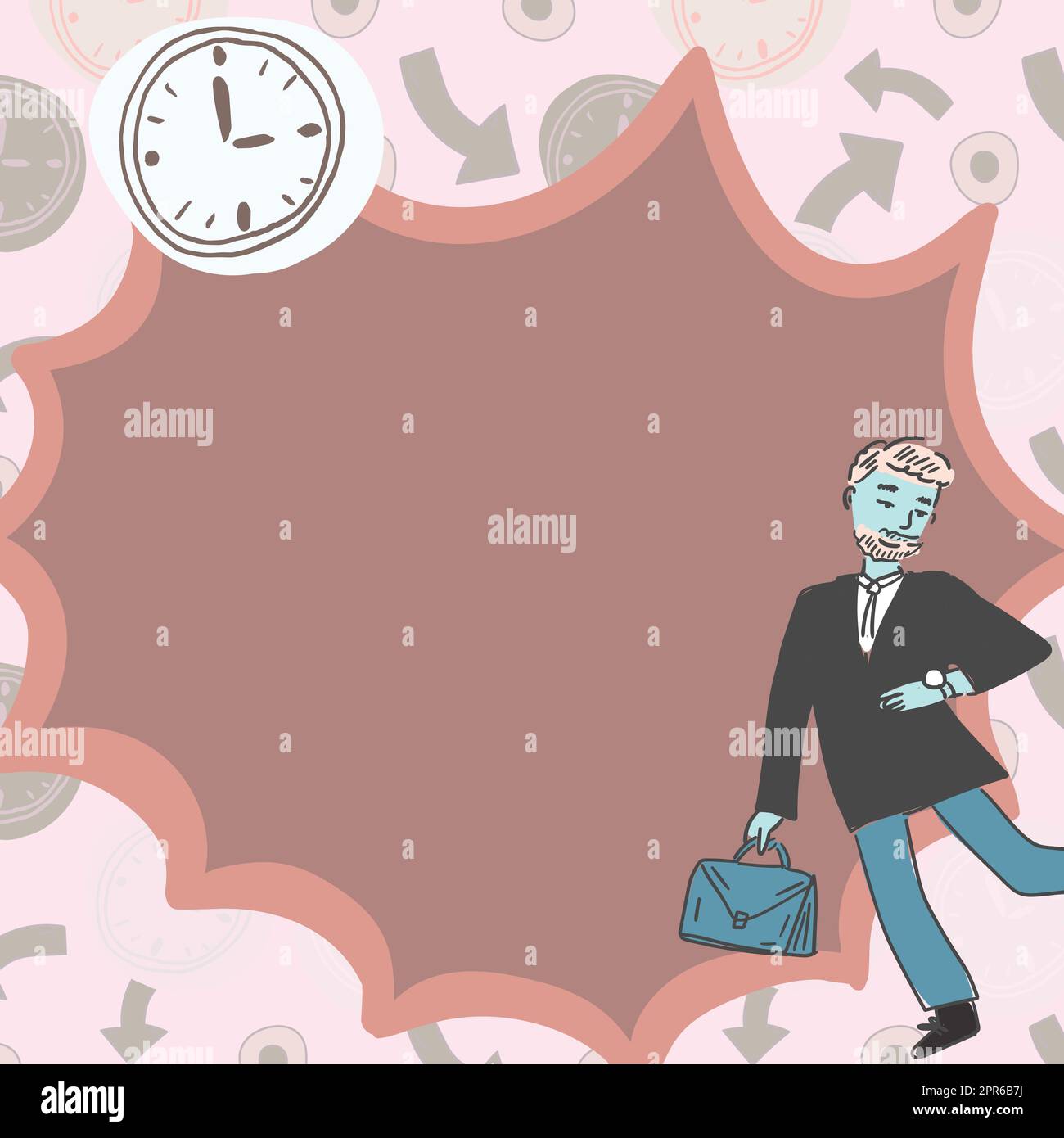 Cartoon characters on wall Stock Vector Images - Alamy