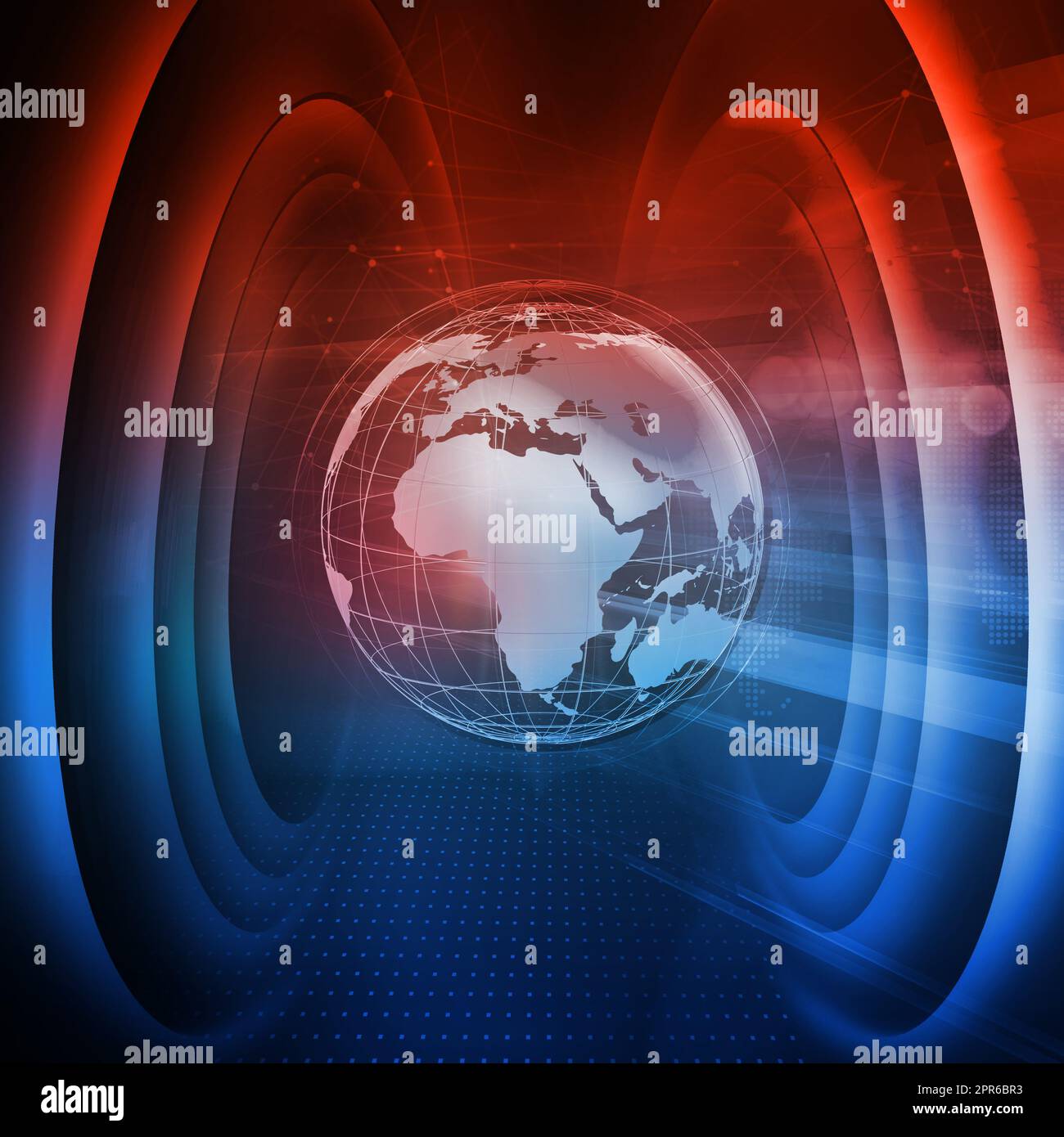 Graphical Modern Digital World News Background, Technology ...