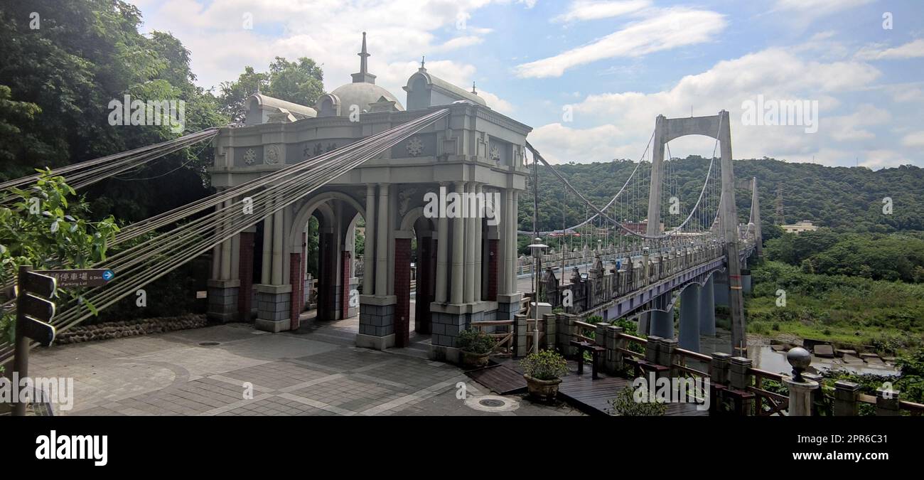 Beautiful Daxi Old Street with some old buildings, Taoyuan City, Taiwan ...