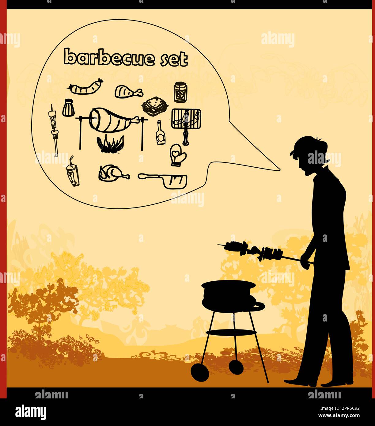 Cookout invitation hi-res stock photography and images - Alamy