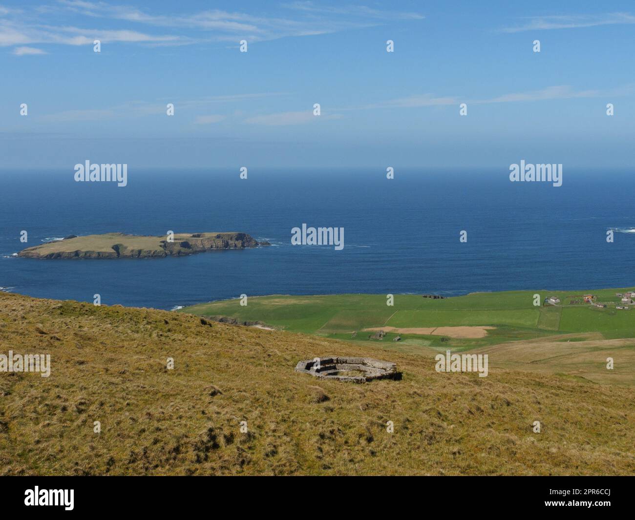 the shetland islands in scotland Stock Photo - Alamy