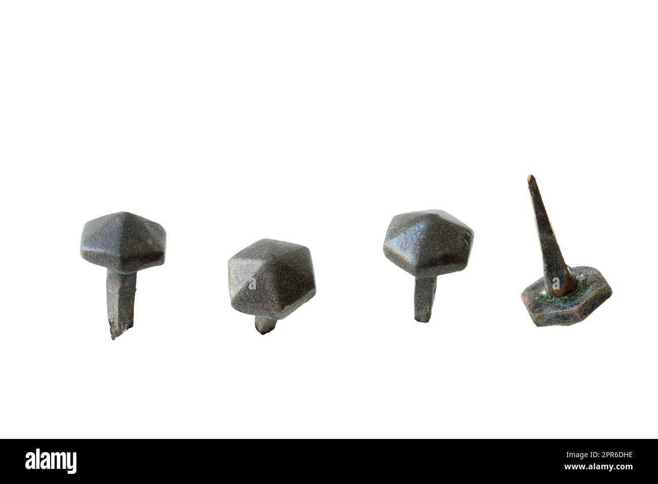 Handmade old and used nails Stock Photo - Alamy