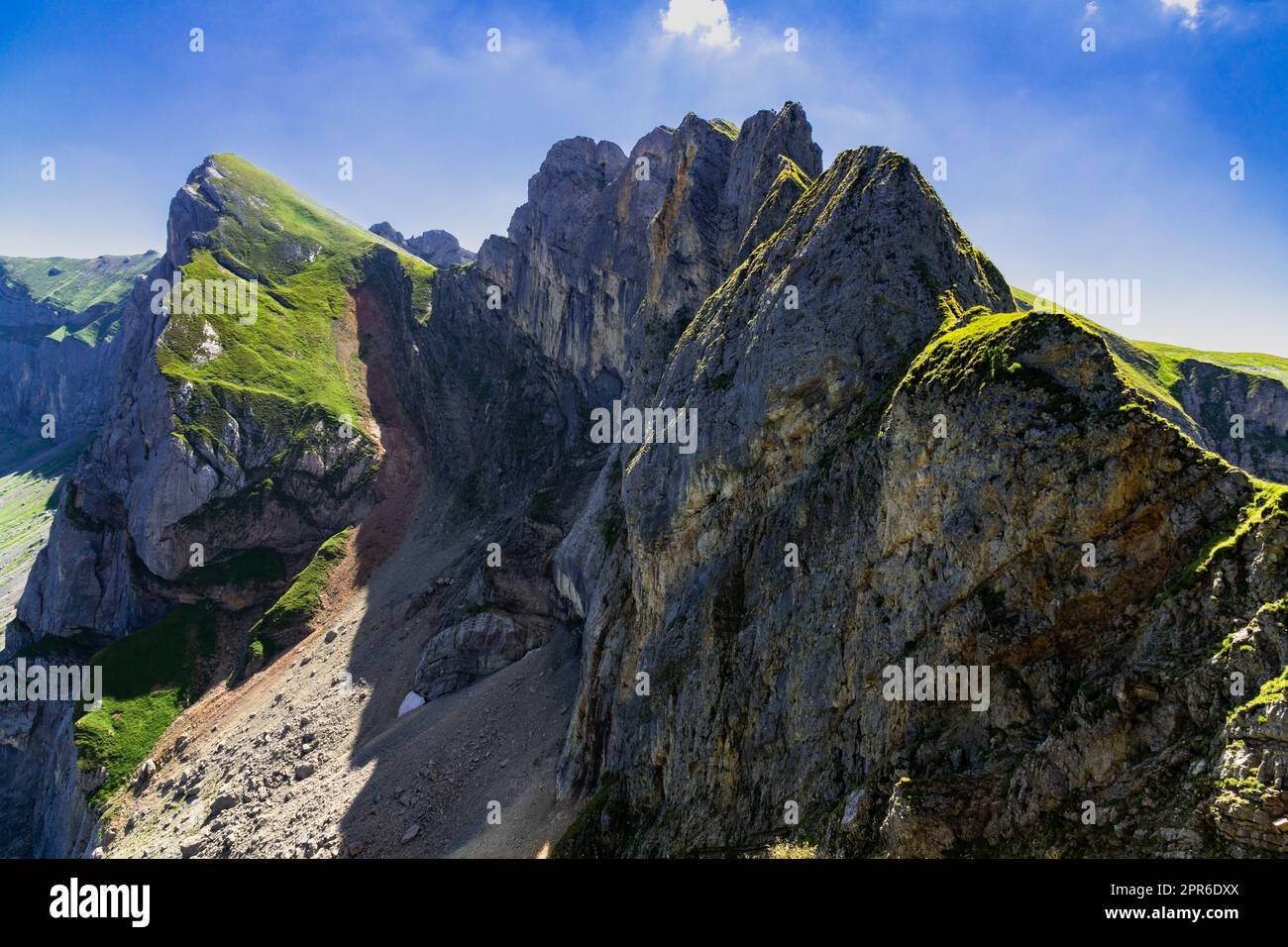 Hiking in the Rofan Mountains Stock Photo - Alamy