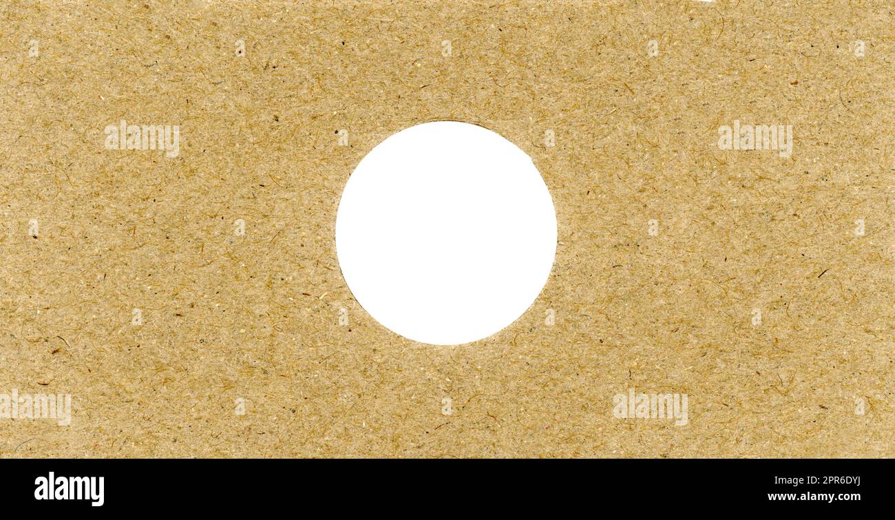 brown cardboard texture background with hole Stock Photo - Alamy