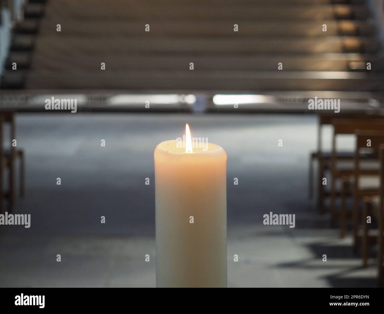 candle in a church Stock Photo - Alamy