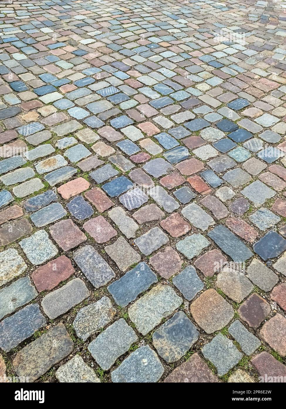 Old historical cobblestone roads and walkways all over europe Stock ...