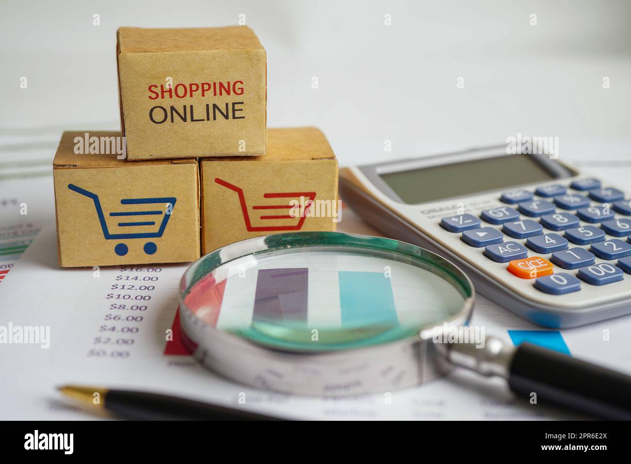 Financial spreadsheet background hi-res stock photography and images ...