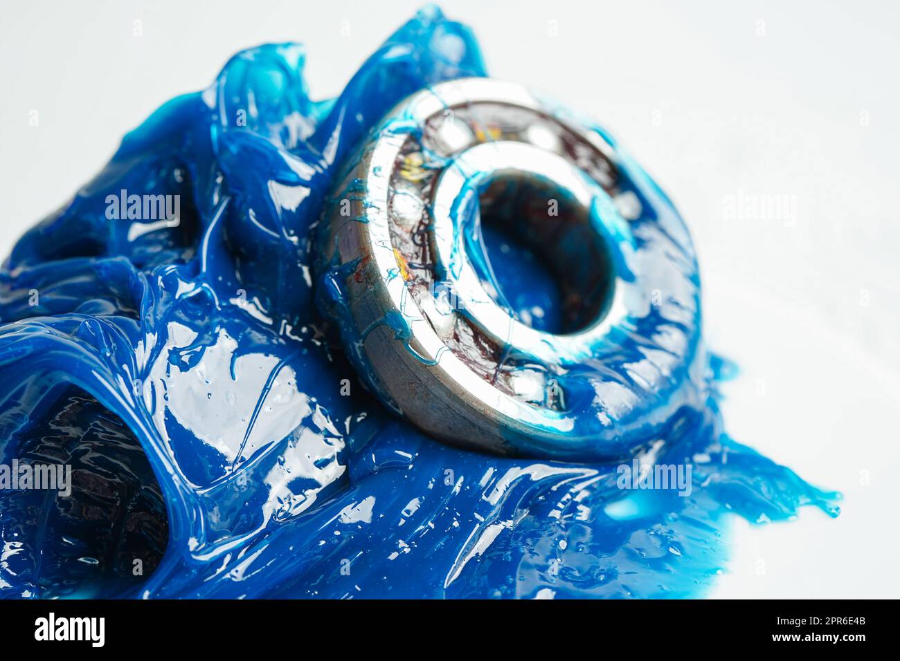 Grease and ball bearing, Blue premium quality synthetic lithium complex ...