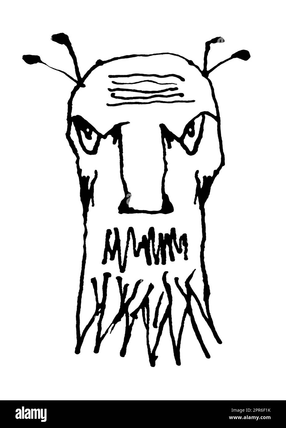 Angry monster cartoon hi-res stock photography and images - Alamy