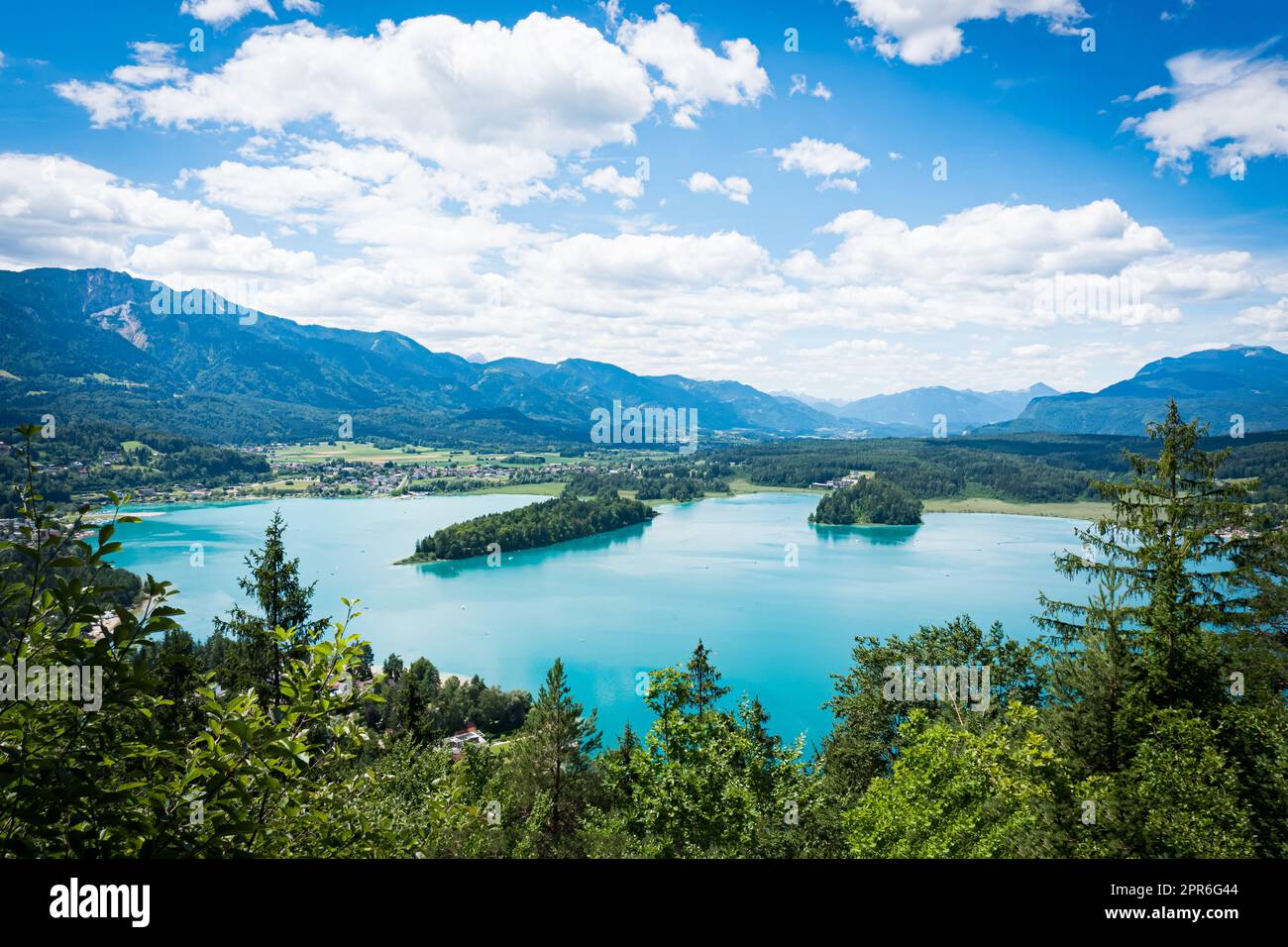 Lake Faaker See in Carinthia, Austria Stock Photo - Alamy