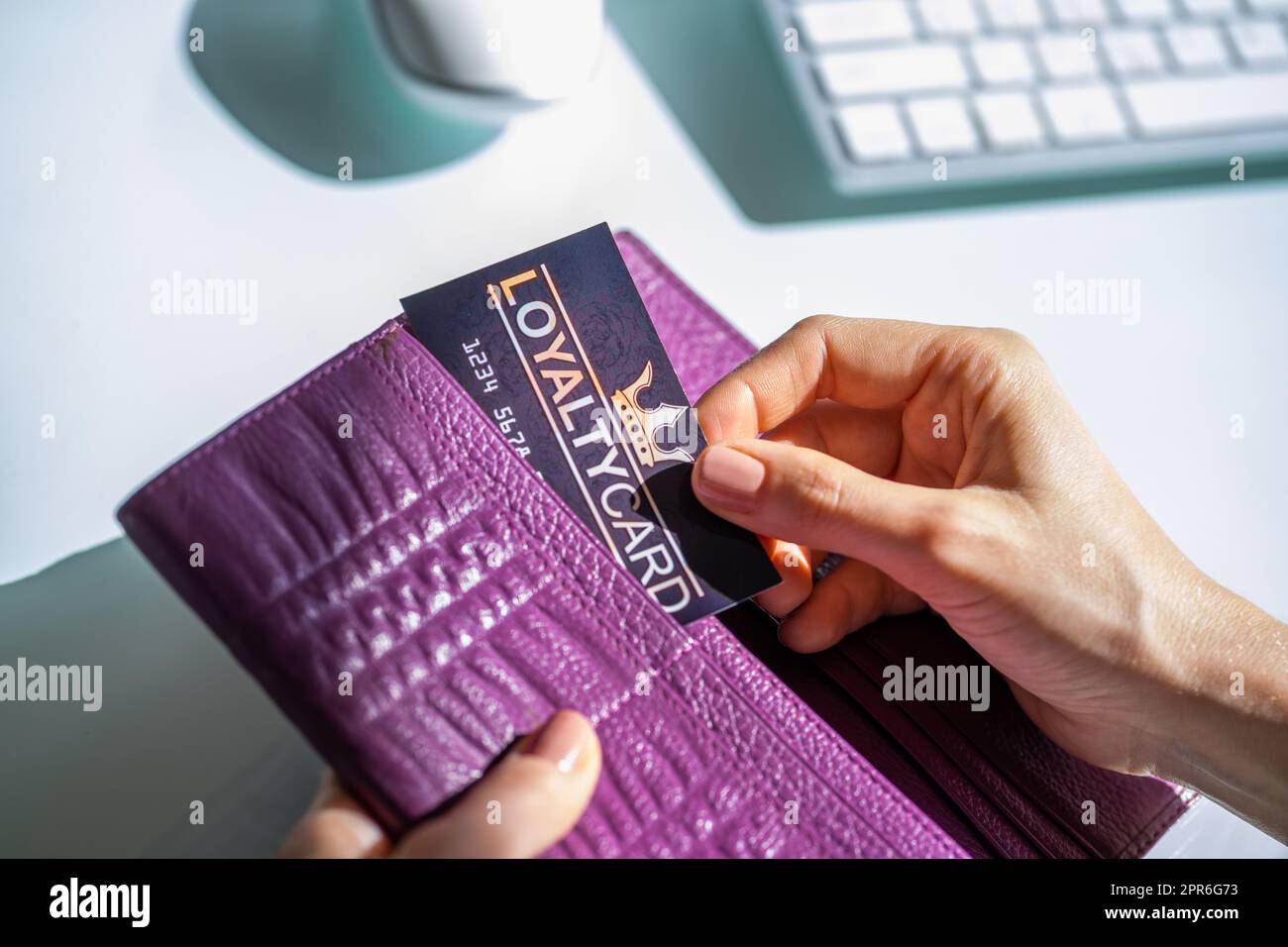 Loyalty Reward Points Program Card Stock Photo - Alamy