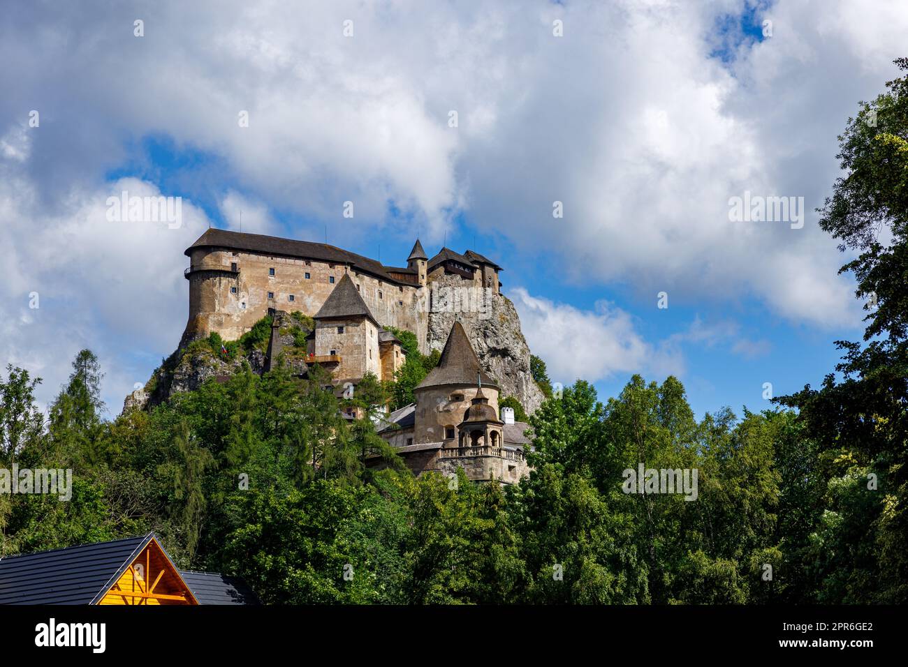 The ORAVA CASTLE in Slovakia Stock Photo - Alamy