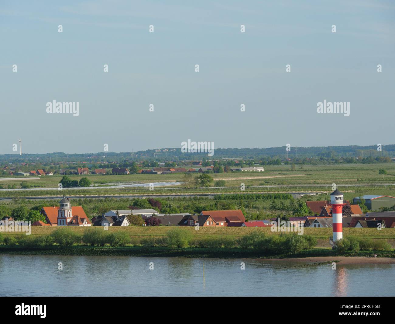 Hamburg and the river Elbe in germany Stock Photo - Alamy