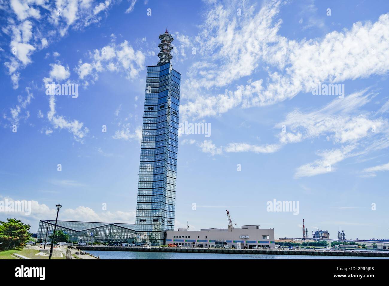 Serion, Road Station Akita Port (Akita City Port Tower Stock Photo - Alamy