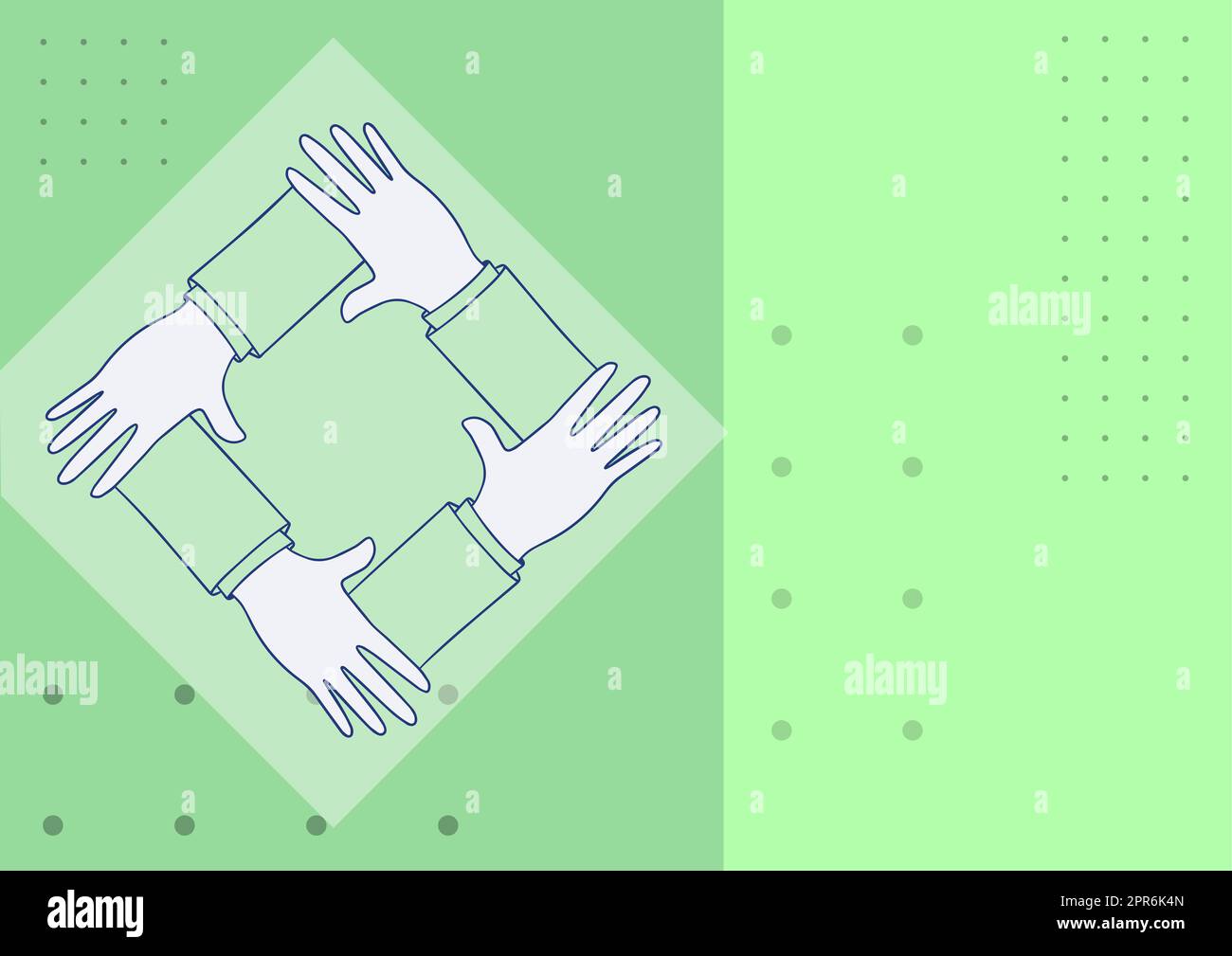 Four Hands Connected Holding Arms Together Showing Connection Symbol ...